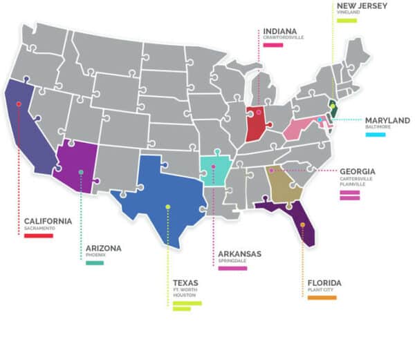 Locations | ATCO Rubber Products